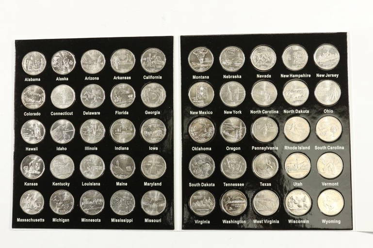 50 States Quarter Collection 50 Coins