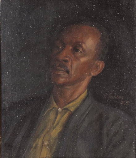 Harry Jackson, 1924 2011, Portrait Of Frank Lamb