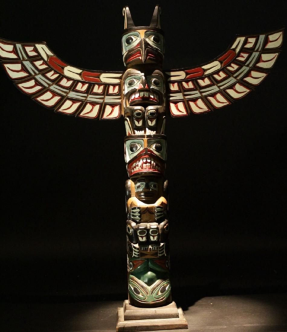 Gary Rice, Salish NW Coast Totem Pole