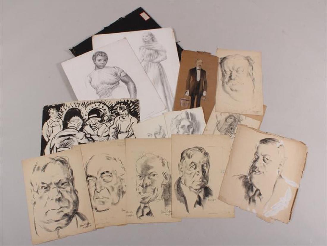 Portfolio of Drawings; by Kroll and Opffer