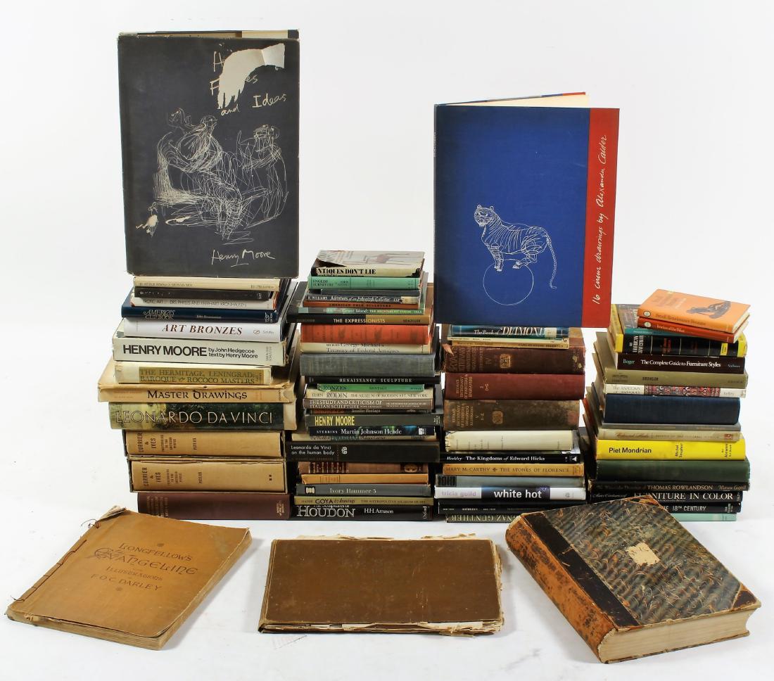 Large Antique Reference Book Lot