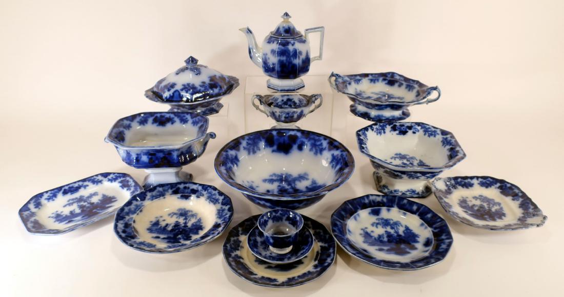 Flow Blue in the "Scinde" Pattern - Jun 23, 2018 | Litchfield Auctions ...