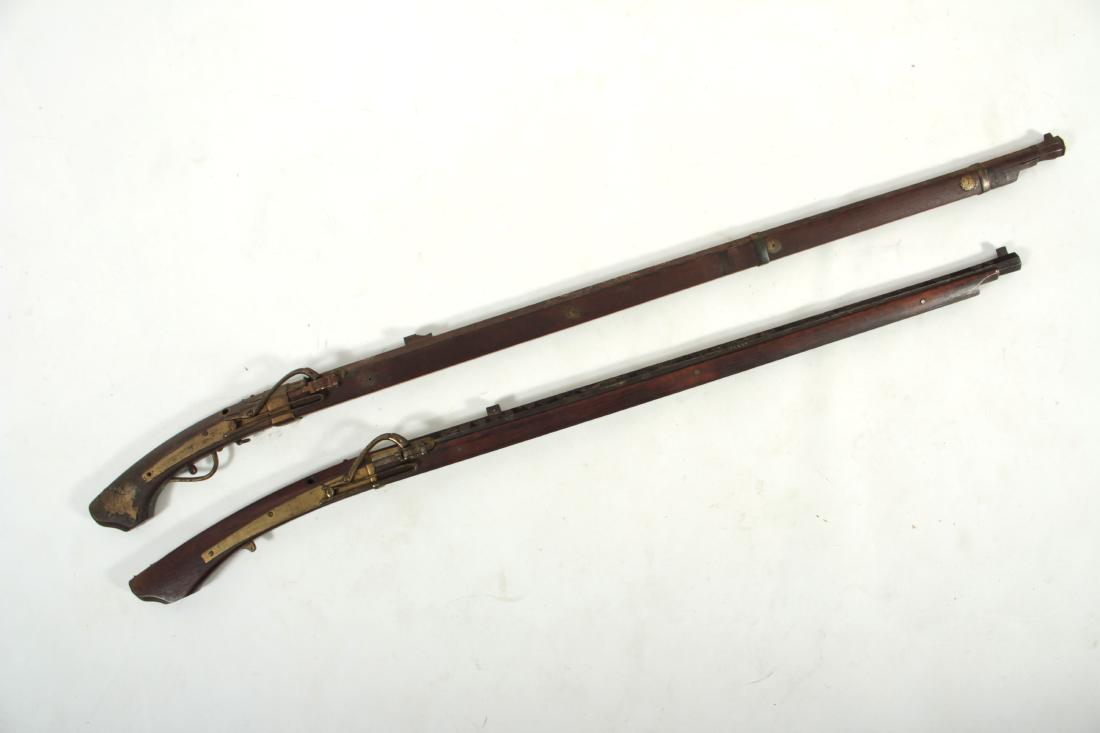 Two 19th C. Japanese Matchlock Muskets