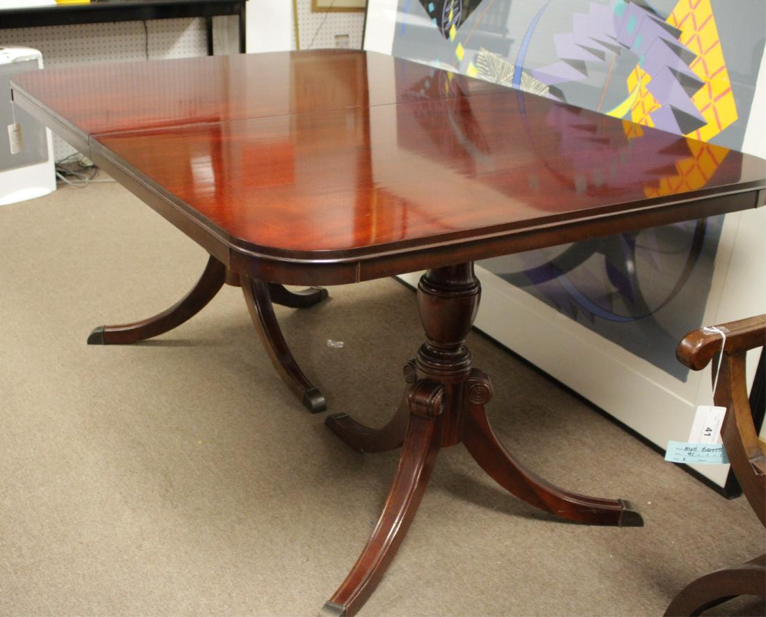 Vintage Drexel Travis Court Mahogany Dining Table