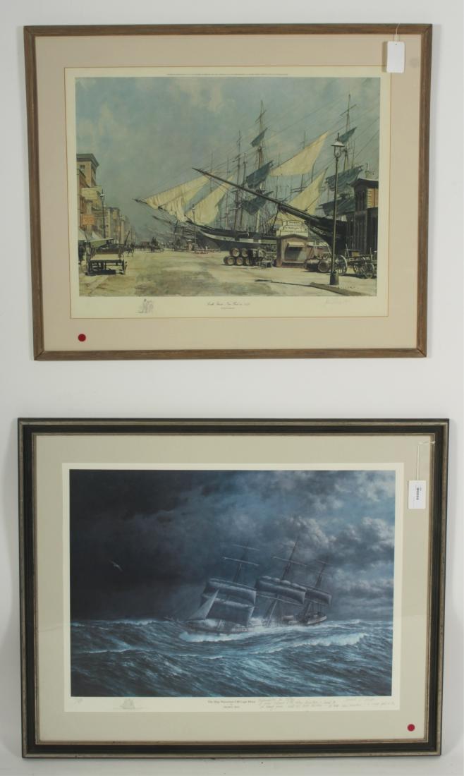 2 Nautical Lithographs, Stobart & Brett - Jul 20, 2019 | Litchfield ...