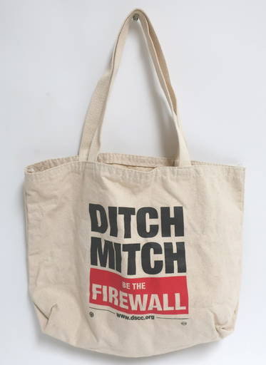 "ditch Mitch" Canvas Tote Owned By Philip Roth