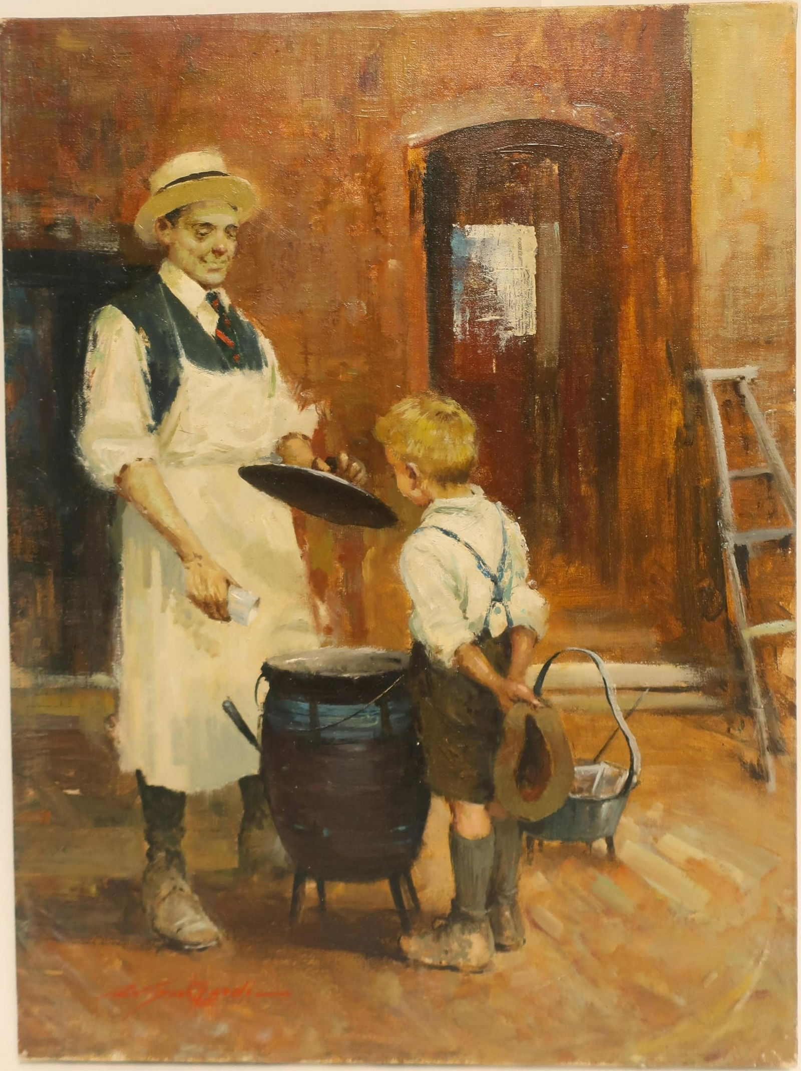 Luca Andrea Guizzardi - 'The Cook' O/C - Mar 18, 2020 | Litchfield ...