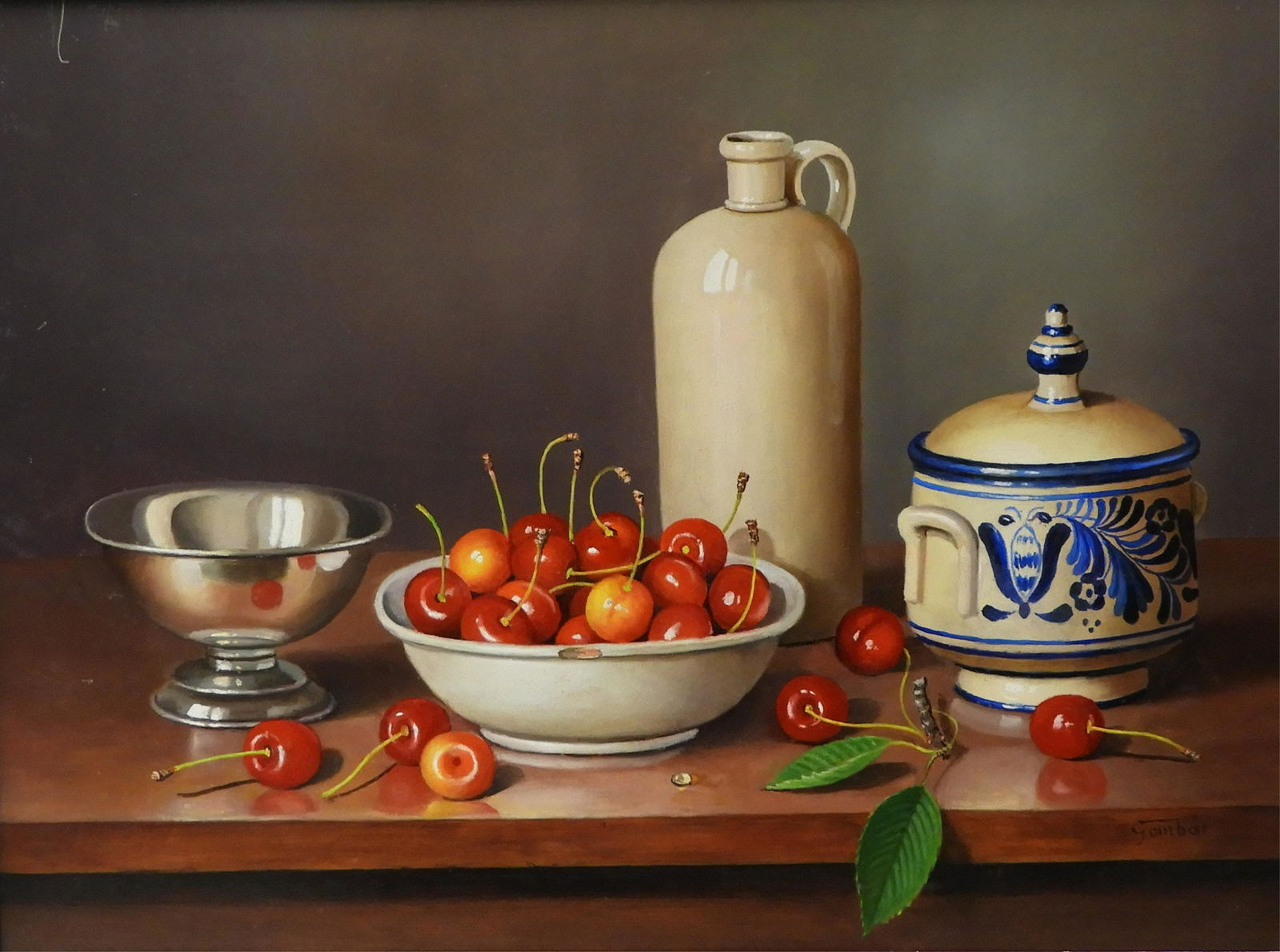 András Gombár - Still Life with Cherries - Jun 17, 2020 | Litchfield ...