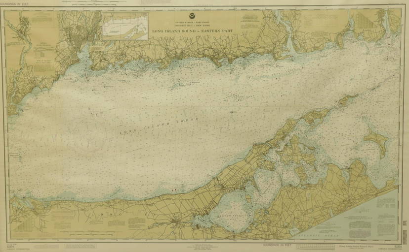 Chart Of "long Island Sound, Eastern Part"