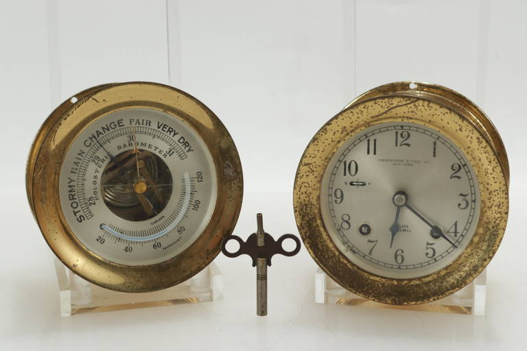 Abercrombie And Fitch Ships Bell And Barometer
