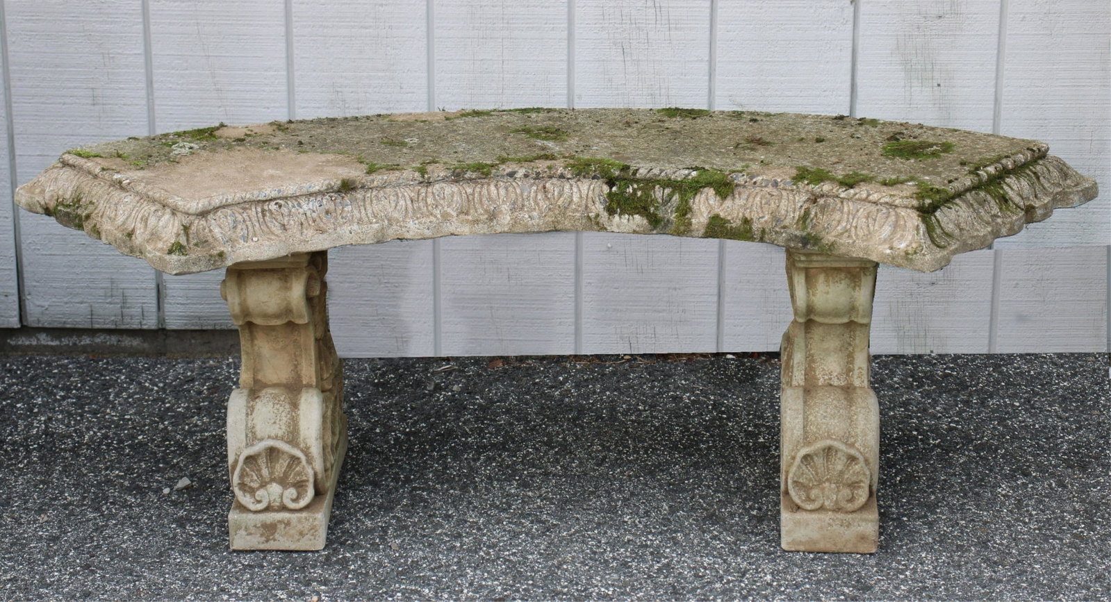 Baroque Style Cast Cement Garden Bench (#0255) on Sep 28, 2021 ...