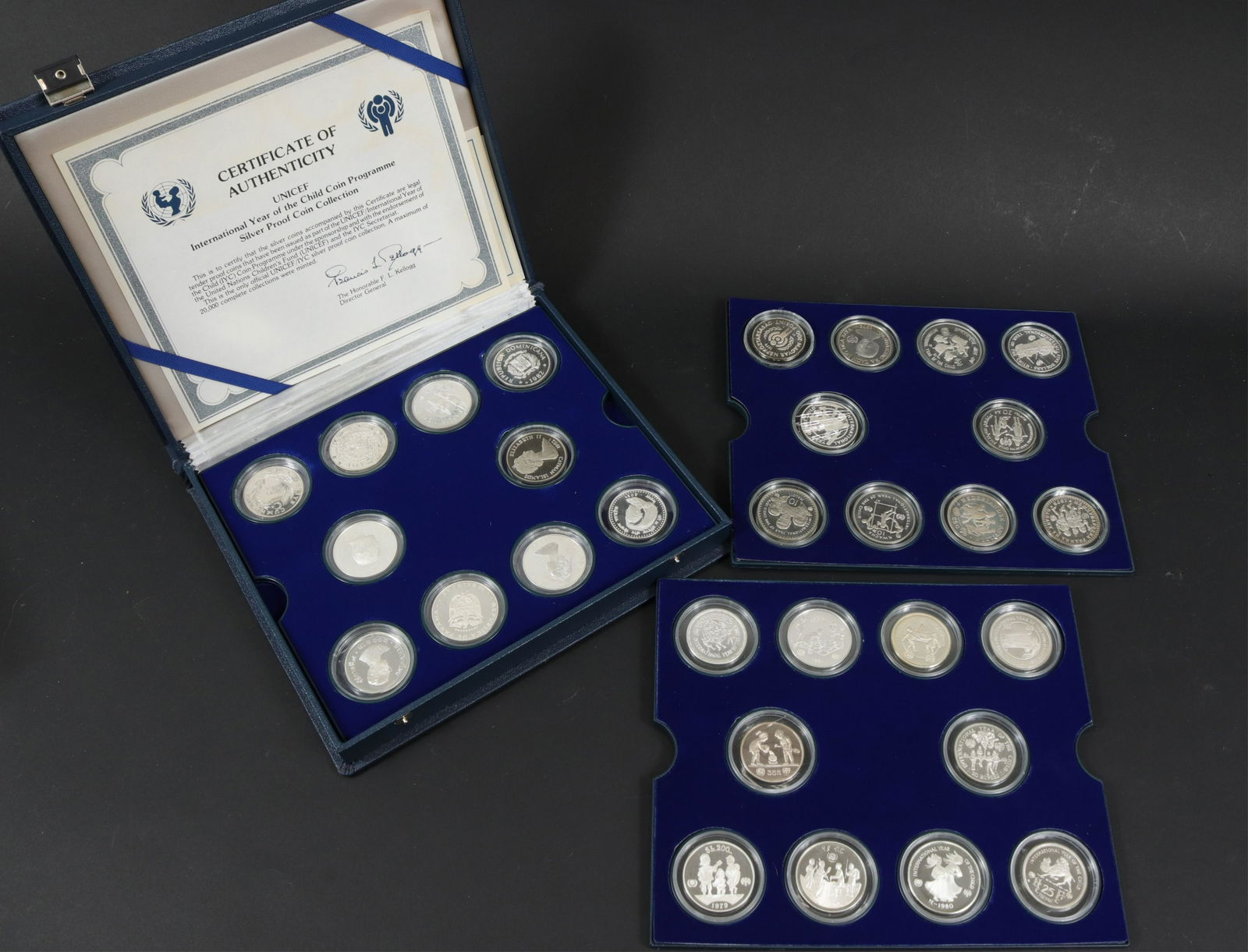 Unicef International Year Of Child Silver Coin Set