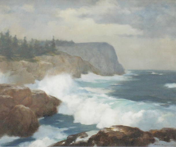 Harry Ballinger (Amer.1892-1993) Coastal Scene O/C - Apr 27, 2022 ...