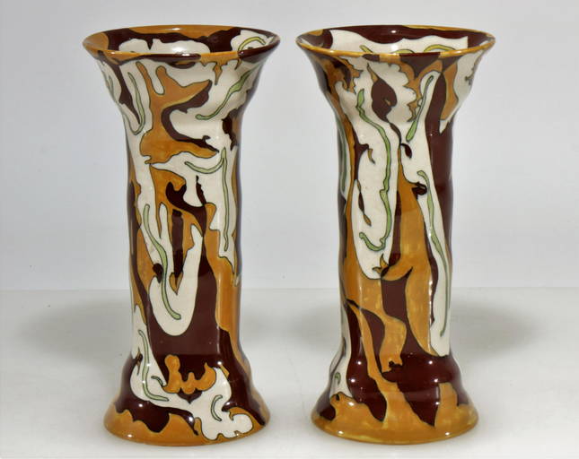 Pair Of Colenbrander Ram Arnhem Vases