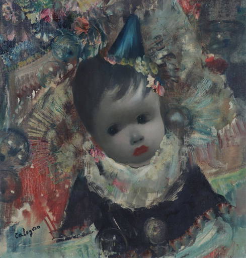 Jean Calogero Birthday Portrait, O/c