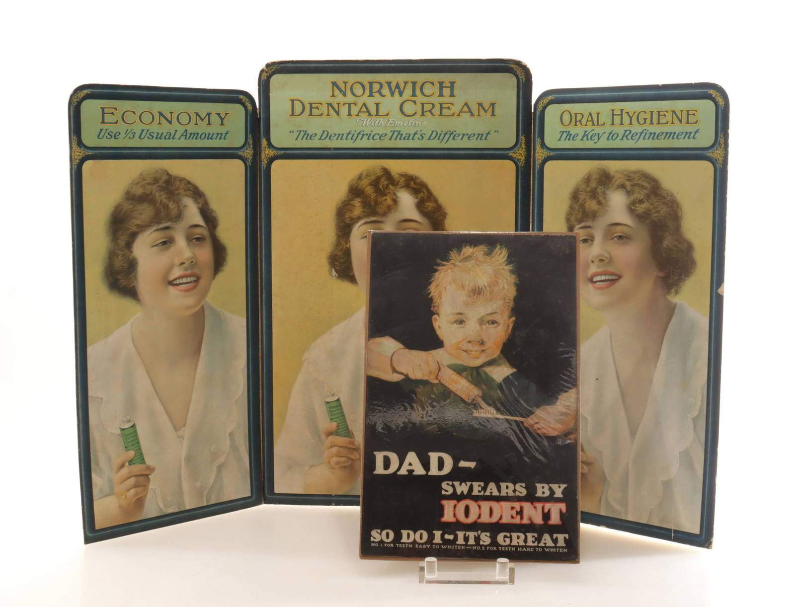 Toothpaste Advertising Signs Auction