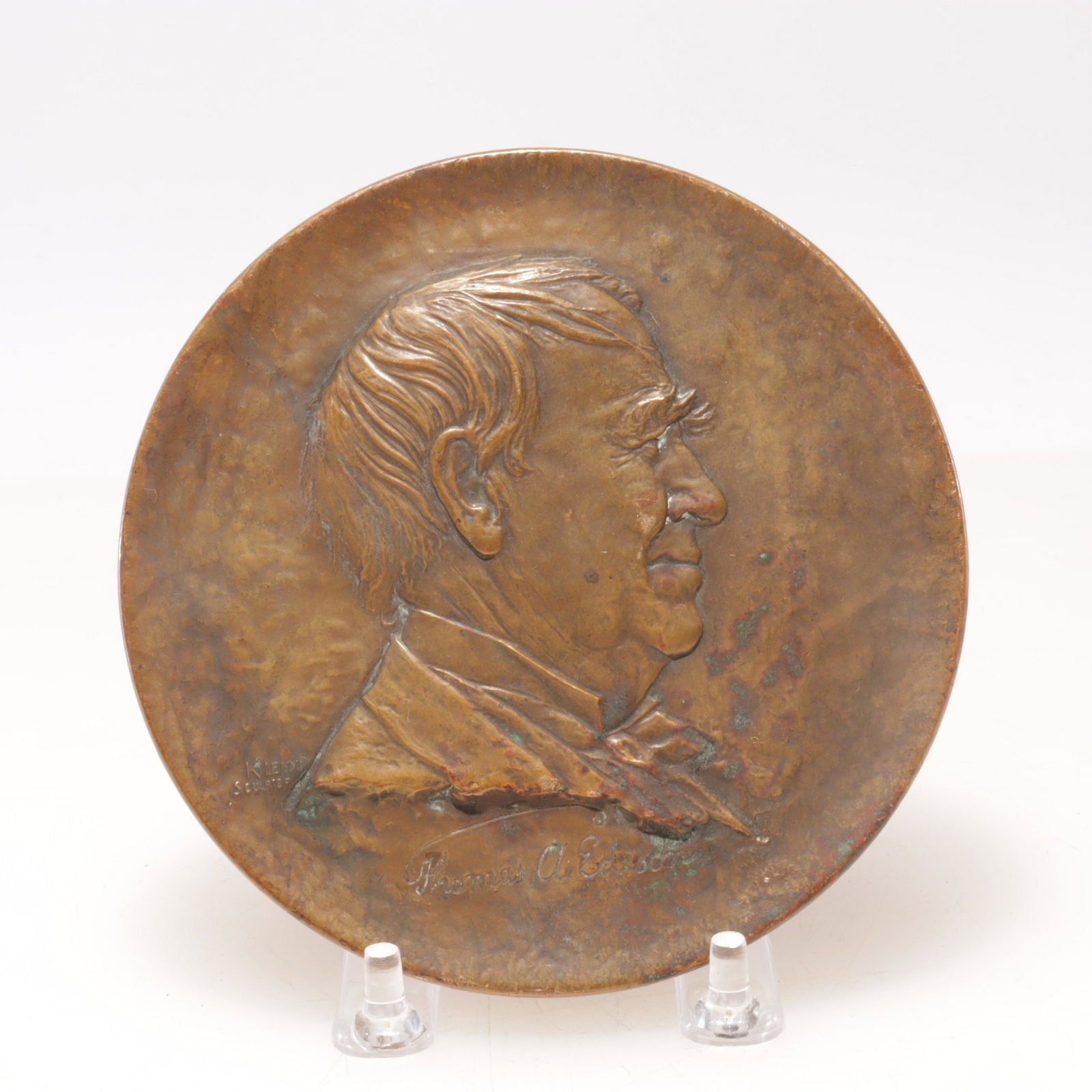 Commemorative Thomas Edison Bronze Medal Auction
