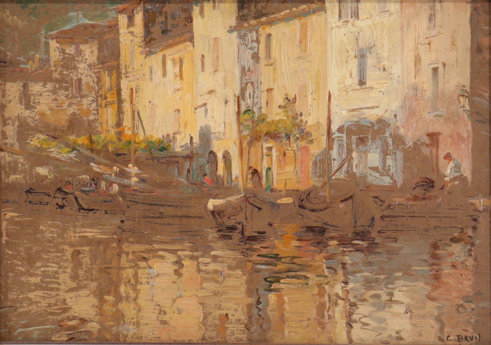 Gerard Clement Brun - View Of Martiques Auction