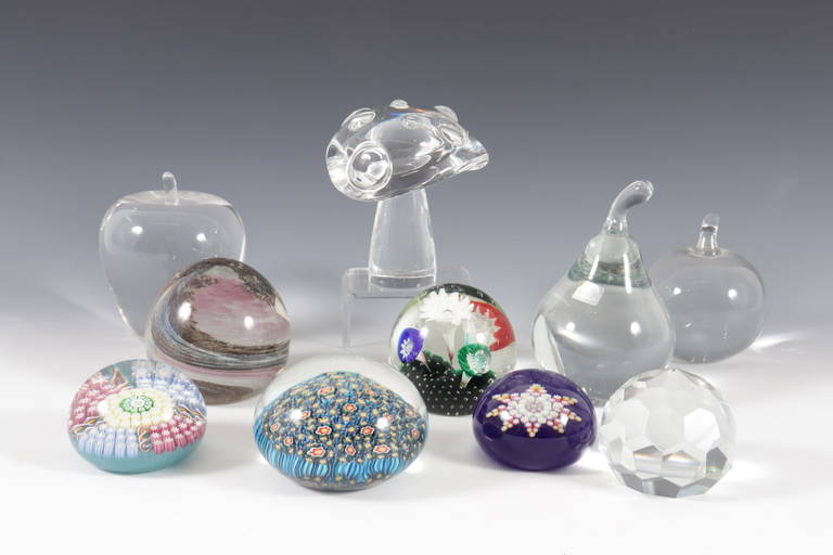 Paperweights Steuben & Others