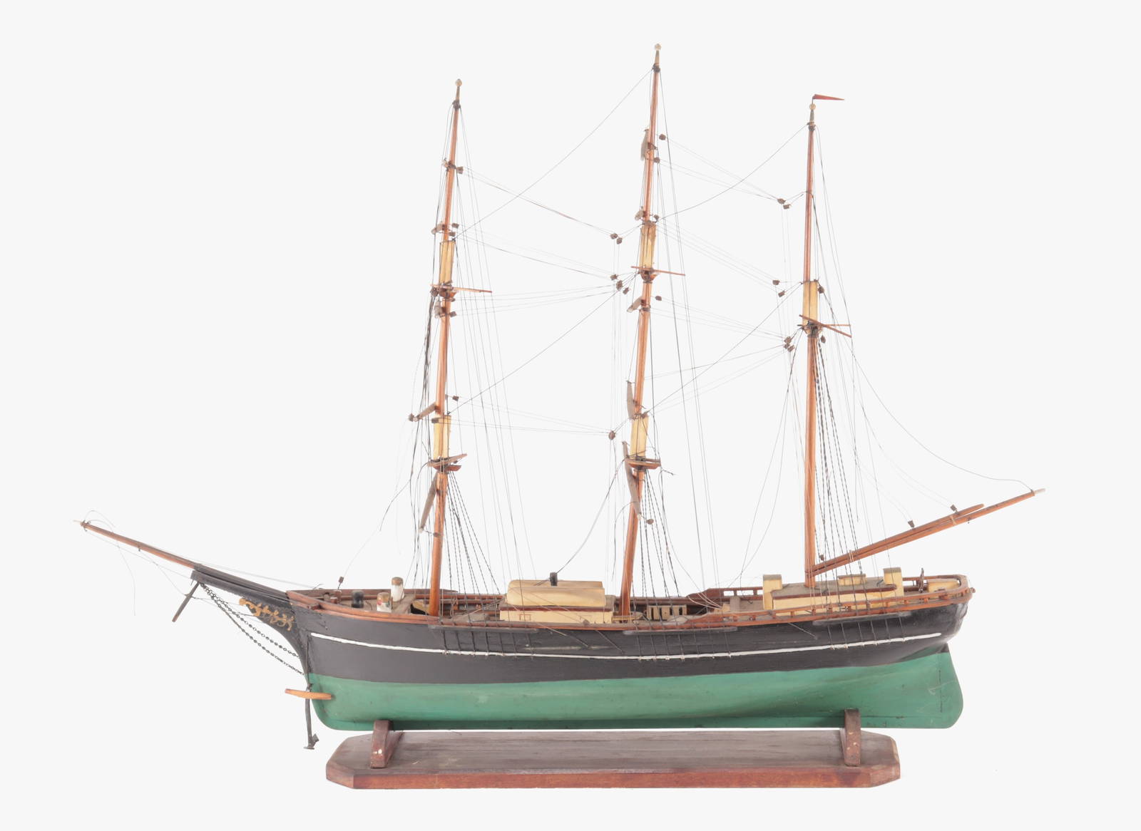 Continental Ship Model, 19th C Auction