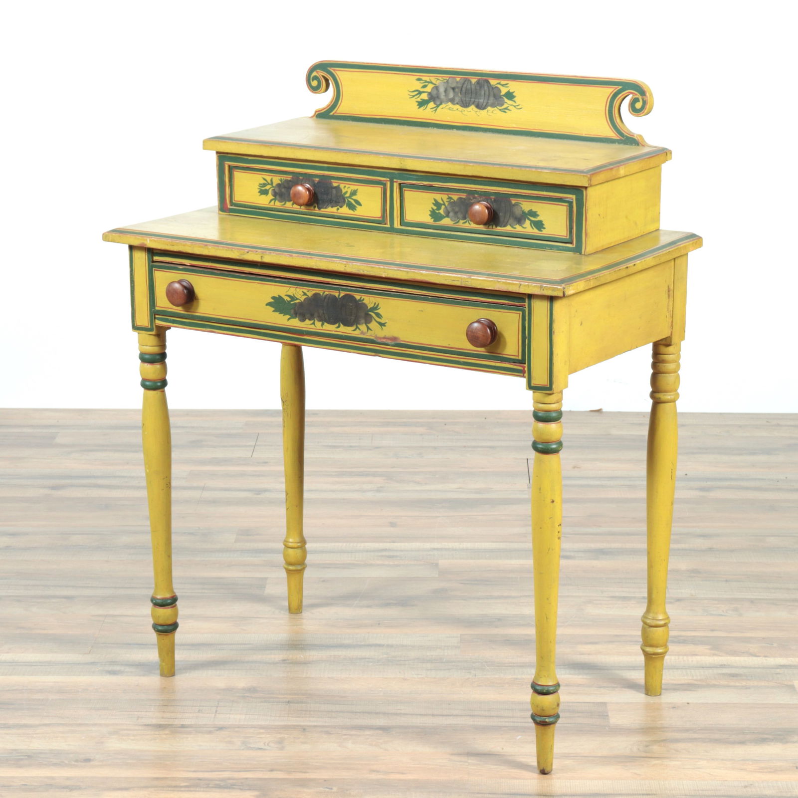 Painted Pine Dressing Table 1820 C. Auction