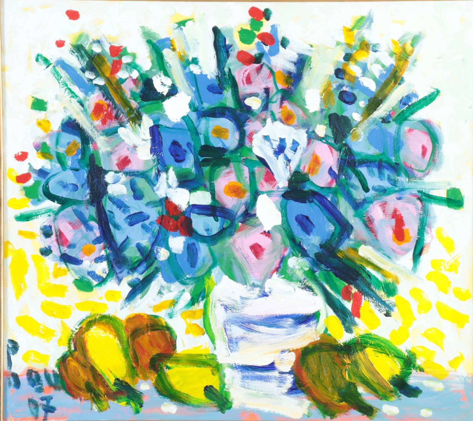 Tran Luu Hau - Still Life - O/c Auction