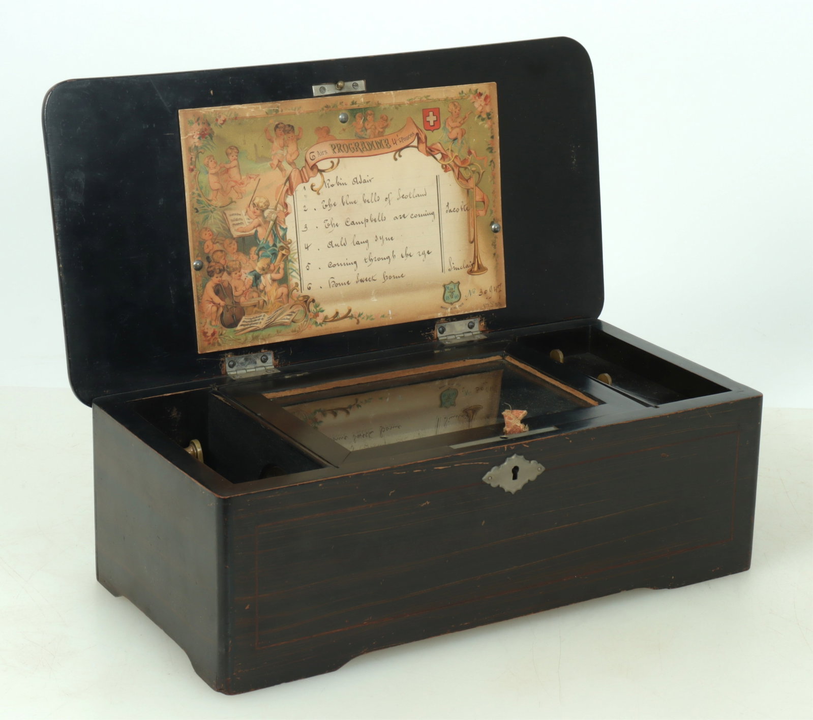 Mermod Freres Grain Painted Cylinder Music Box Auction