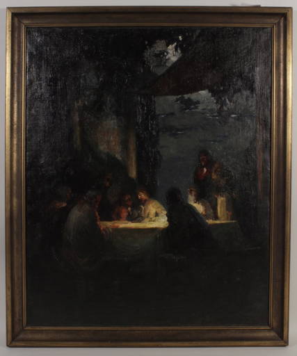 Louis Jambor, "the Lord's Supper", C. 1948, O/c