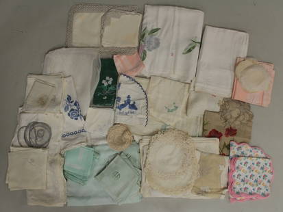 Lot 7 Antique Table Linens