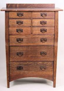 Gustav Stickley Chest Of Drawers