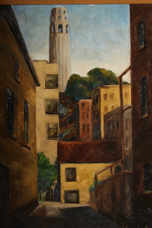 Frank Van Eckhardt, Am., Sf's Coit Tower, C. 1940