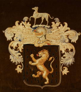 Embroidered British Coat Of Arms,
