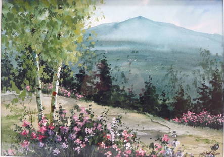 Denise Patchell Olson Artwork Watercolor Framed