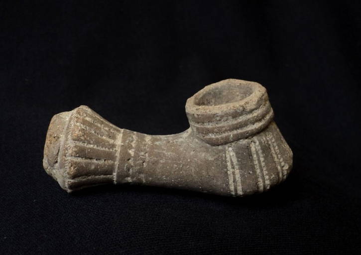 Turkish Islamic Ceramic Clay Chibouk Smoking Pipe