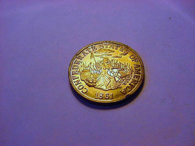 1861 Confederate Gold Coin Copy
