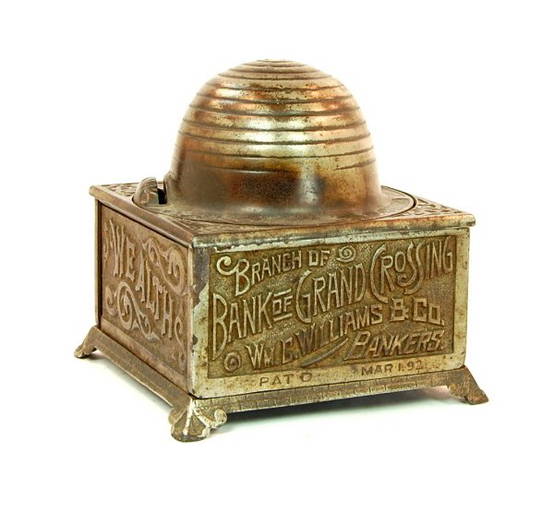 113: Large Beehive bank - Sep 11, 2009 | Henry Peirce Auctioneers in WI