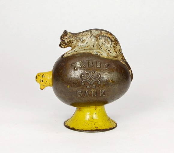 "Tabby Bank" mechanical bank - Apr 24, 2010 | Henry Peirce Auctioneers ...