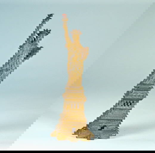 Large Statue Of Liberty Cast Iron Bank