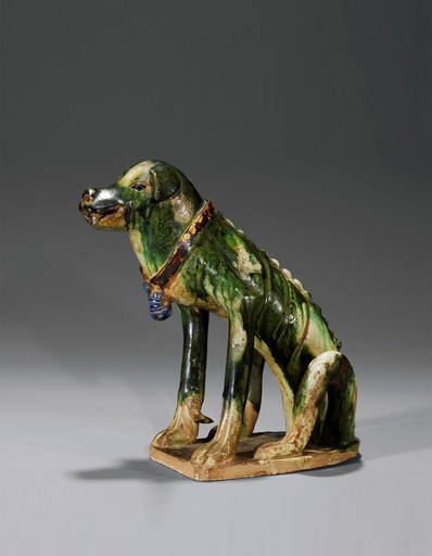 A Chinese Sancai Dog Tang Dynasty（618-907） - Sep 16, 2021 | Singapore ...