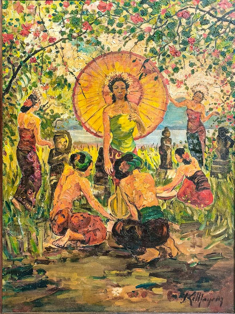 Adrien-Jean Le Mayeur Ladies umbrella (#111022) on Jun 05, 2022 ...