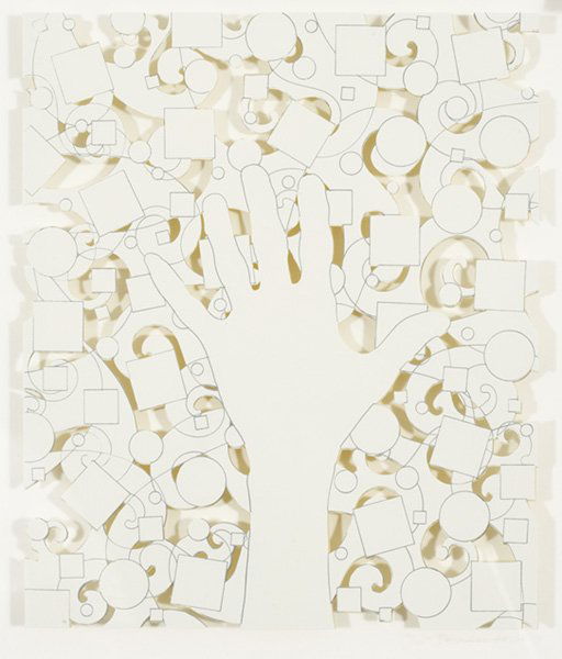 1045: LUCAS SAMARAS, b. 1936 Hand, 1975 Screenprint on