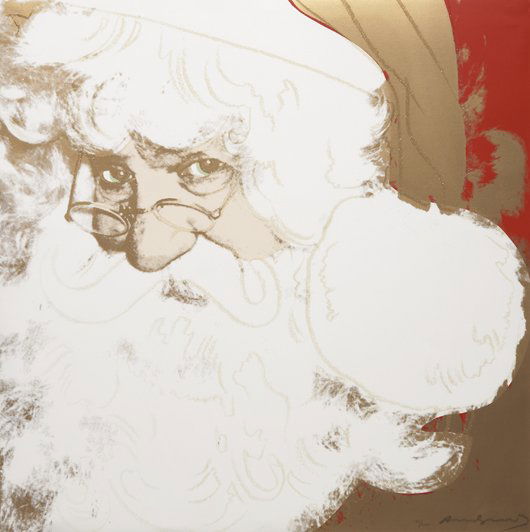 37: ANDY WARHOL, Myths: Santa Claus, 1981