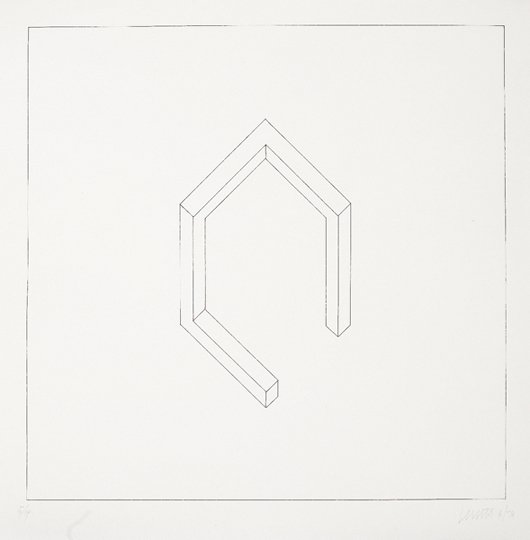 Sol Lewitt, Incomplete Open Cube, 1974