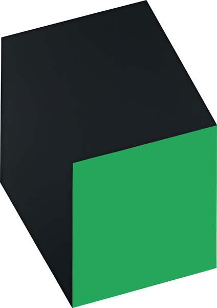Ellsworth Kelly, Green Black, 1968
