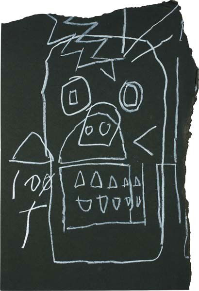 23: JEAN-MICHEL BASQUIAT, Untitled (Skull), 1981