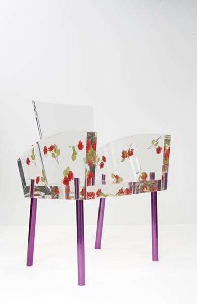 8: SHIRO KURAMATA "Miss Blanche" chair, ca. 1989.