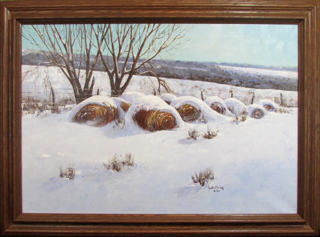 Judith Mackey, oil on canvas, untitled, 1984