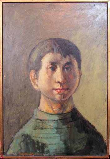 Lester Raymer, Oil On Board, Untitled, 1968