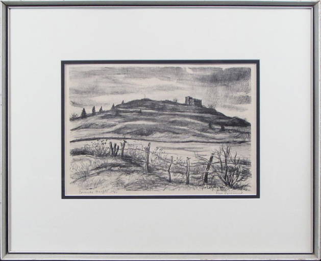 Signe Larson, Lithograph, "coronado Heights", 1970