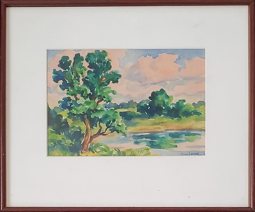 Signe Larson, Watercolor,